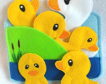 5 Little Ducks Felt / Flannel Board Set - Etsy