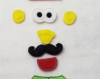 Potato Head Felt Mat Game Choose Mr. or Mrs. Potato Head or Buy Both ...