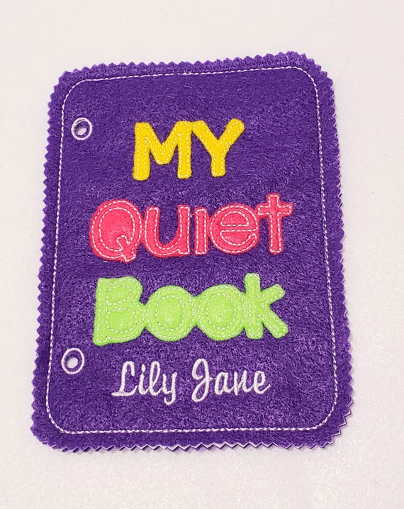 Personalized Felt Quiet Book Cover Toddler Quiet Book | Etsy