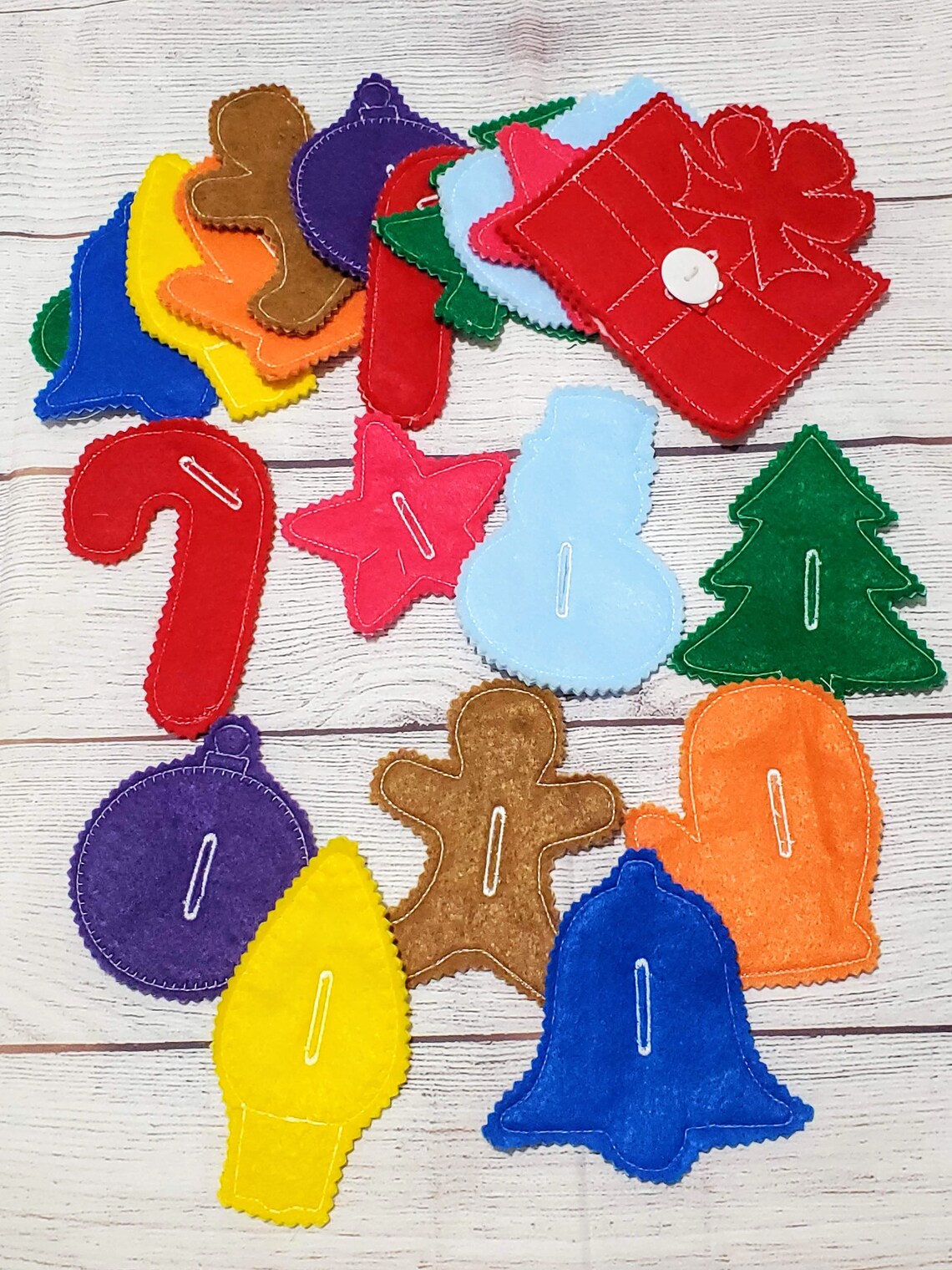 Christmas Felt Button Snake Stocking Stuffer Christmas - Etsy