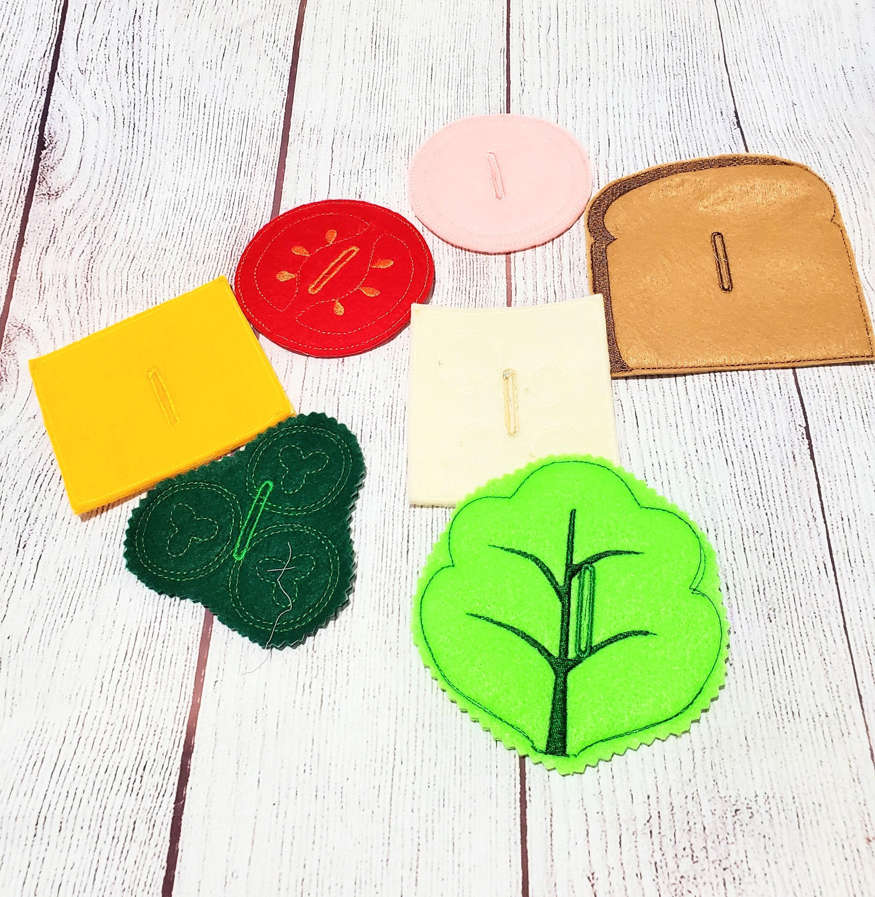 Felt Sandwich Button Snake Reguler Set Busy Bag or Quiet Book Project ...