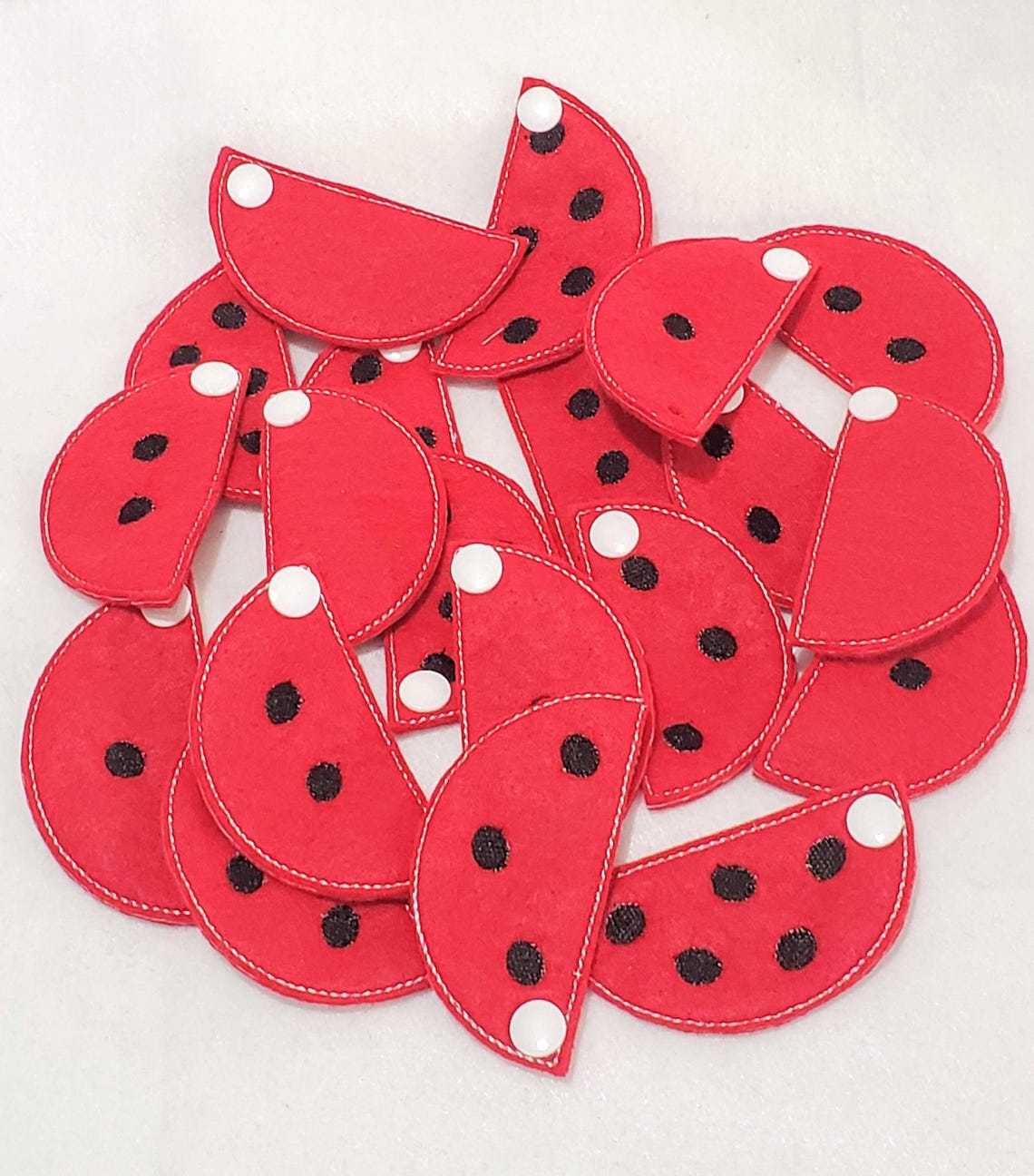 Lady Bug Counting Game, Toddler Busy Bag, Fabric Activity Addition Game ...