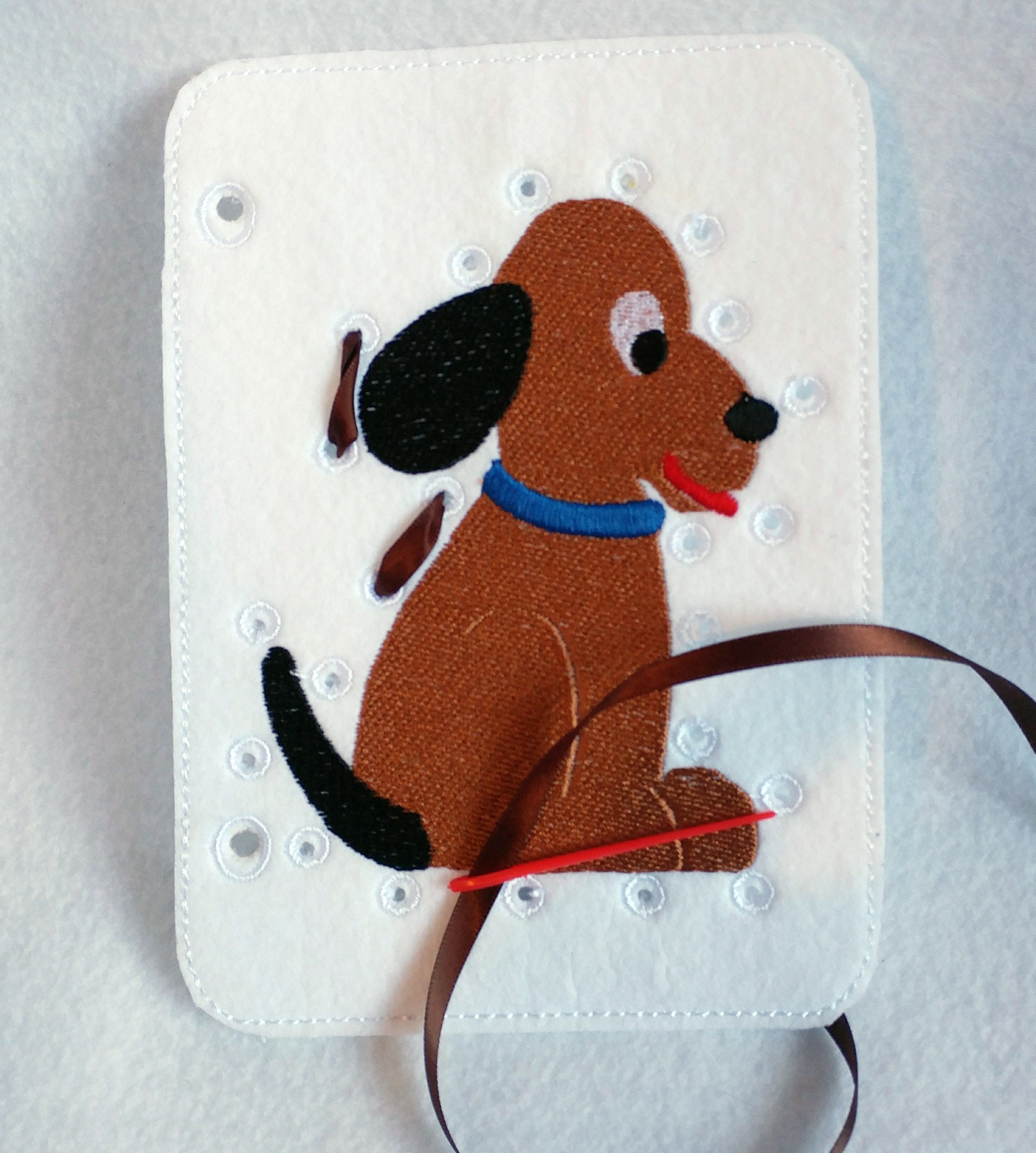 Quiet book Puppy dog lacing page church quiet book QB144 | Etsy