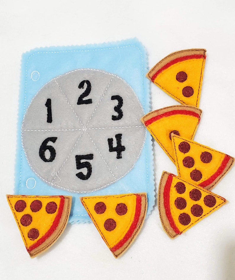 Felt quiet book page learn to count busy book number | Etsy