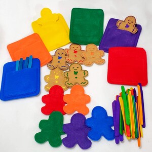 Color Sorting Busy Bag With Pocket Shapes for Preschoolers and - Etsy
