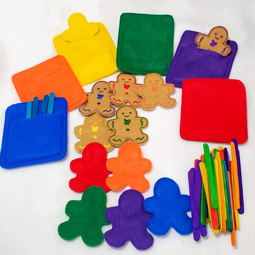 Color Sorting Busy Bag With Pocket Shapes for Preschoolers and - Etsy