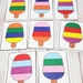 Color and Size Sequencing Matching the Colors on the Cards Busy Bag ...