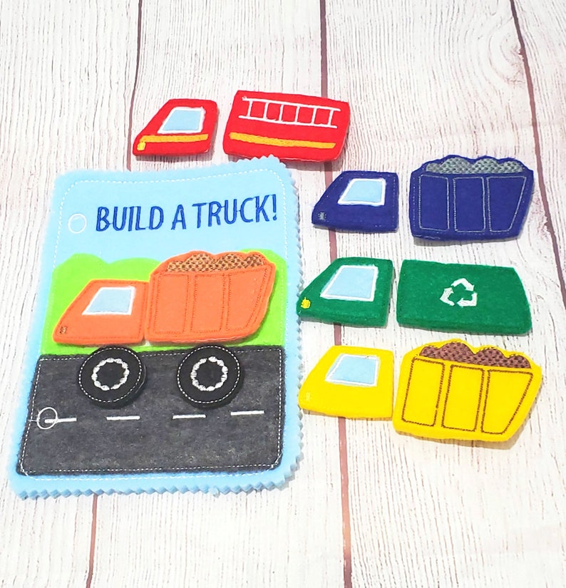 Montessori Truck Memory Game Homeschool Kindergarten Toddler - Etsy