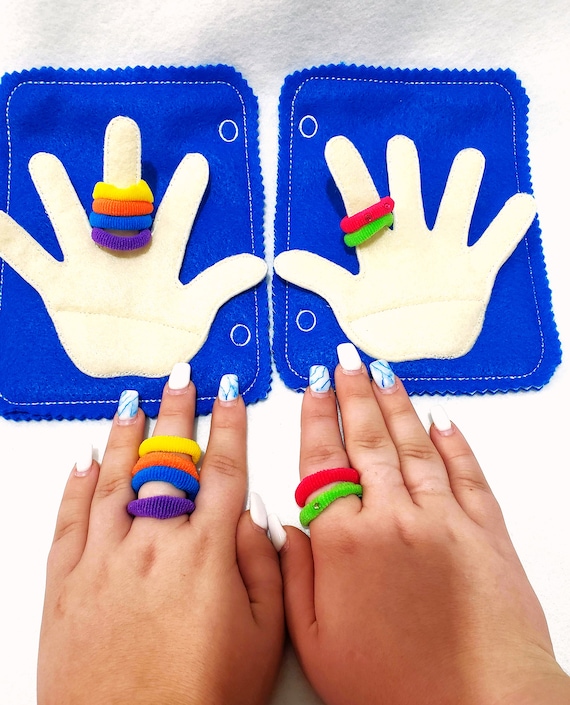 Color matching sequencing practice quiet book page - Learning teacher ...