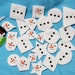 Snowman Matching Shapes Game for Shape Identification 12 Different ...