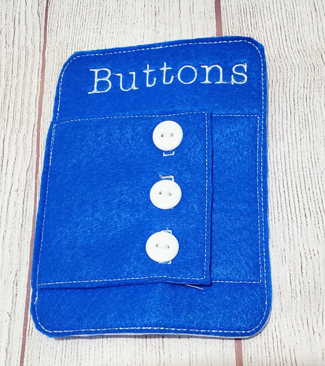 Button Closure Boards Button Practice Toddler Learning Toy Educational ...