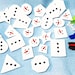 Felt Snowman Shape Matching Game – Educational Toy - Etsy
