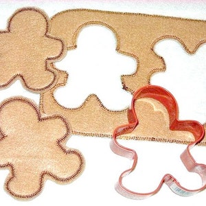 Christmas Gingerbread Cookie Set Includes Cookie Dough 2 Felt Cutouts ...