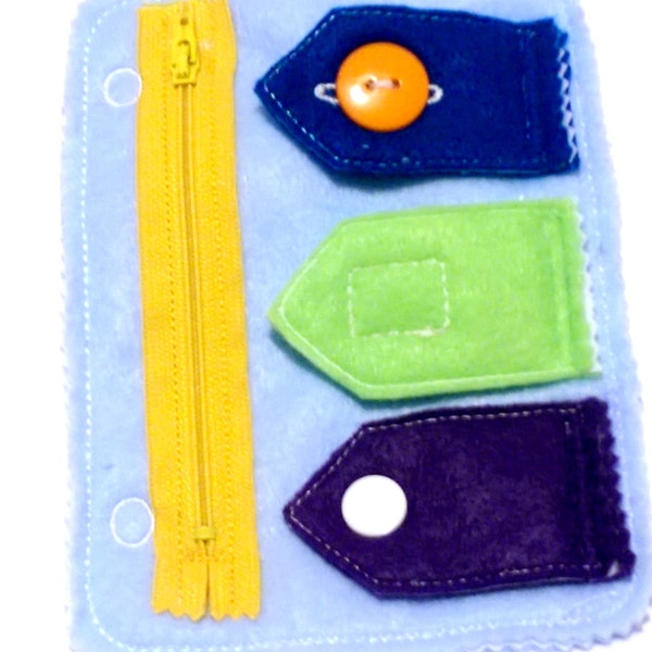 Zipper Quiet Book - Etsy