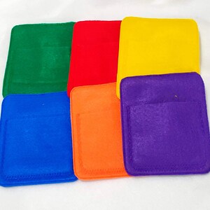 Matching Color Sorting Busy Bag With Popsicle Sticks for Preschoolers ...