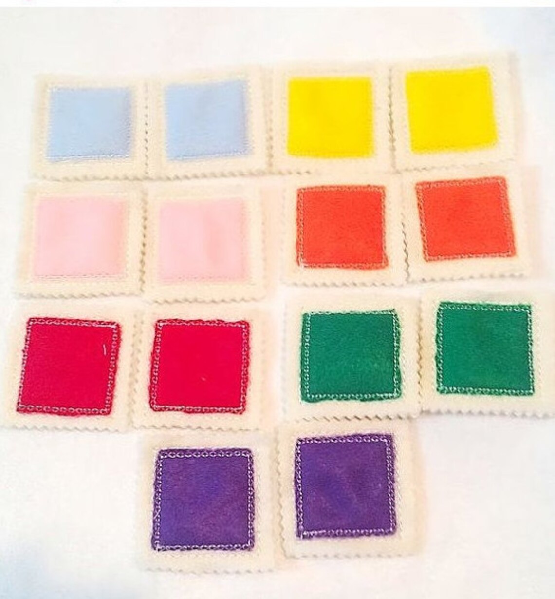 Learn Your Colors Memory Concentration Game Set Includes 7 - Etsy