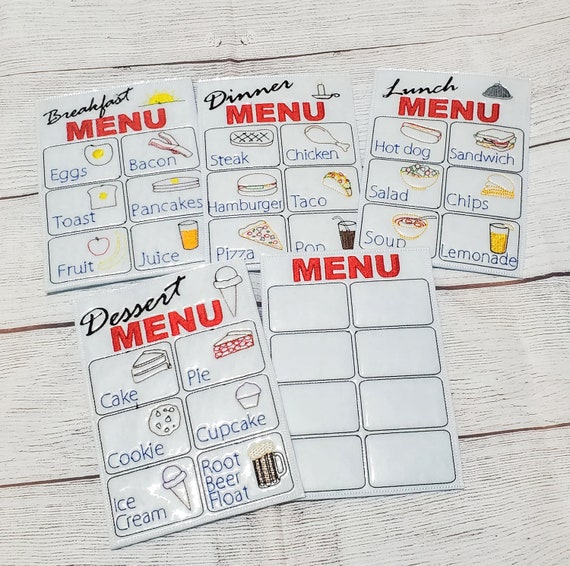 Restaurant pretend play set for kids - waiter and waitress set - sold ...