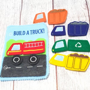 Montessori Truck Memory Game Homeschool Kindergarten Toddler Matching ...