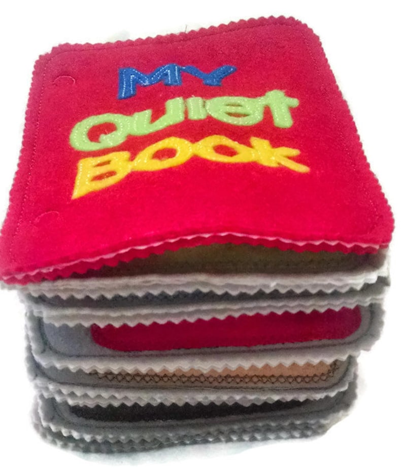 Felt quiet book page learn to count busy book number | Etsy