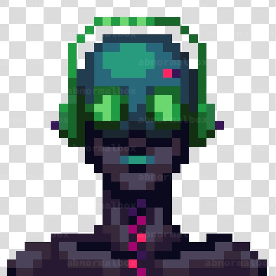 Pixel Art Humanoid Sci-fi Portrait - Etsy