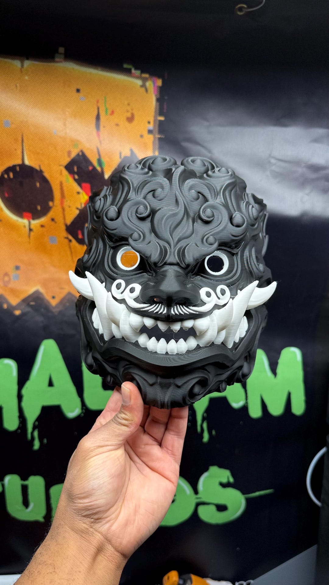 Foo Lion Mask - Etsy