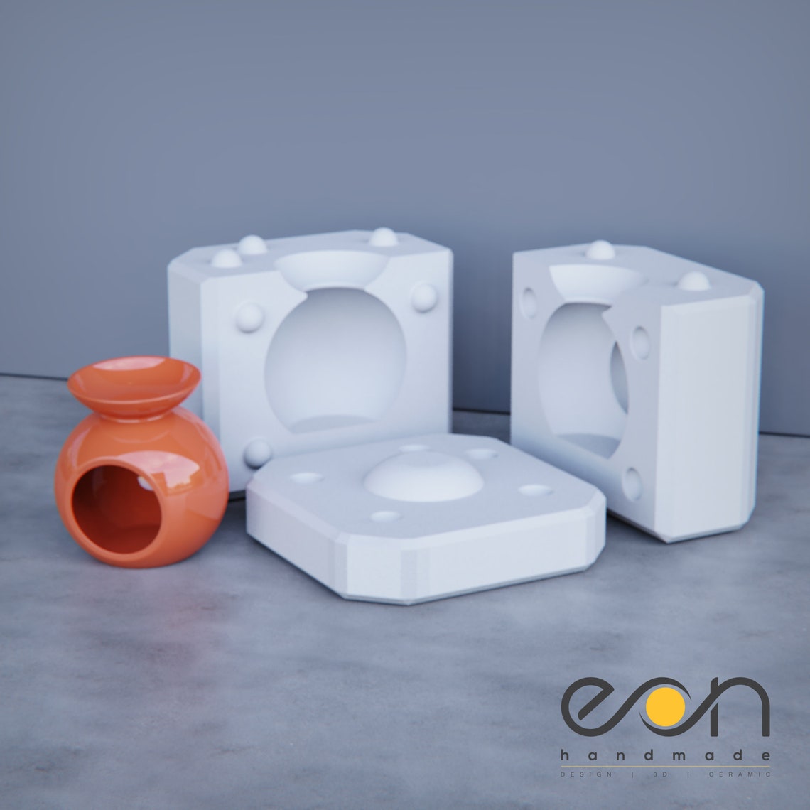 Ceramic Mug Mold, Plaster Mold, Porcelain Mold, Handmade Mold, Mold ...