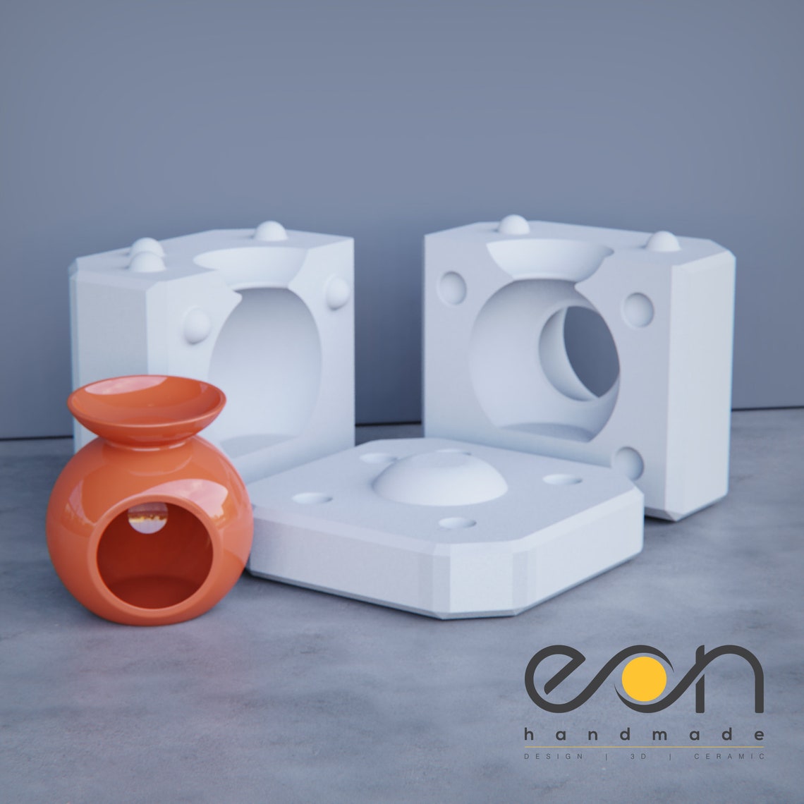 Ceramic Mug Mold, Plaster Mold, Porcelain Mold, Handmade Mold, Mold ...