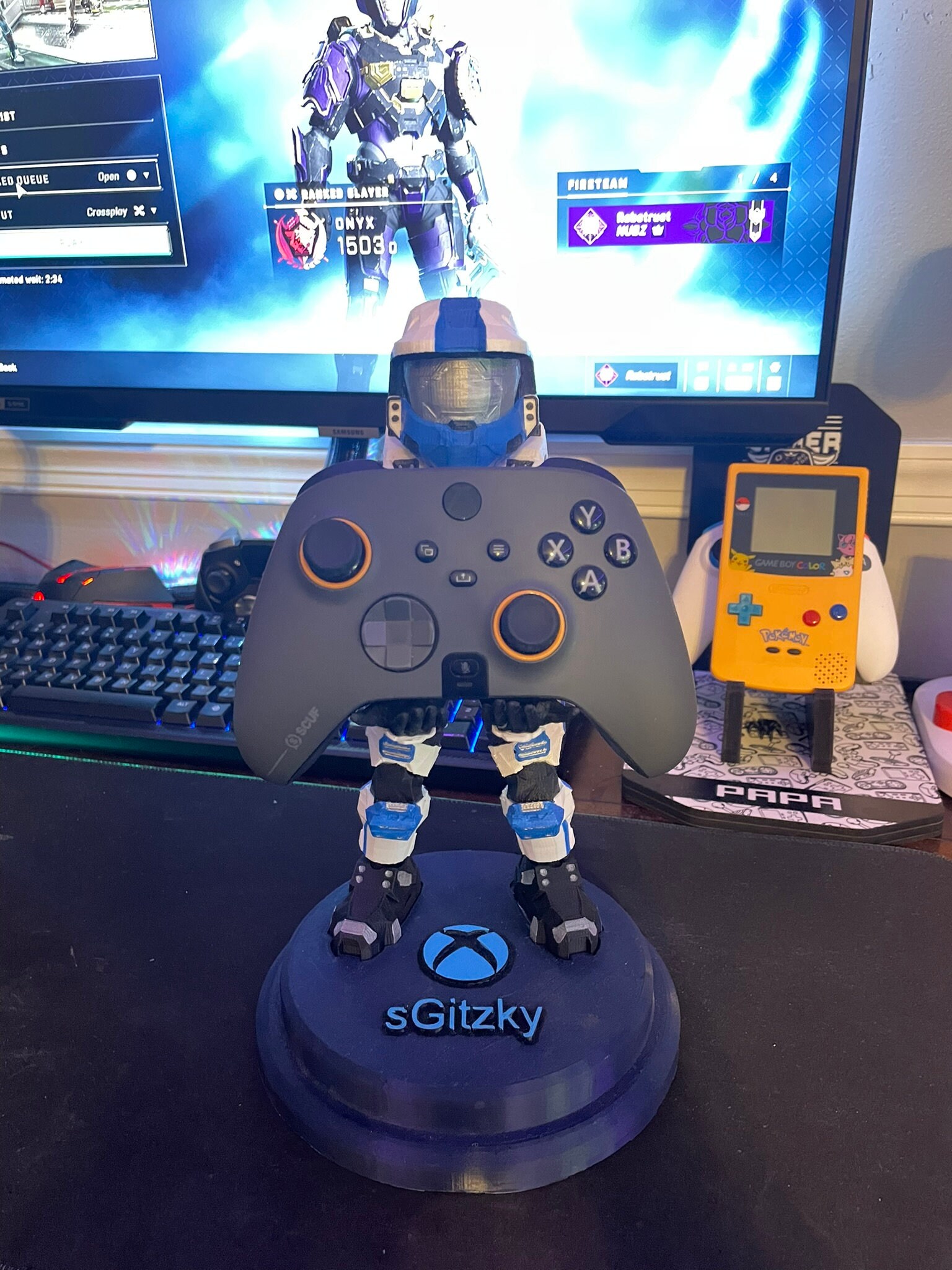 Personalized Halo Controller Holder - Etsy