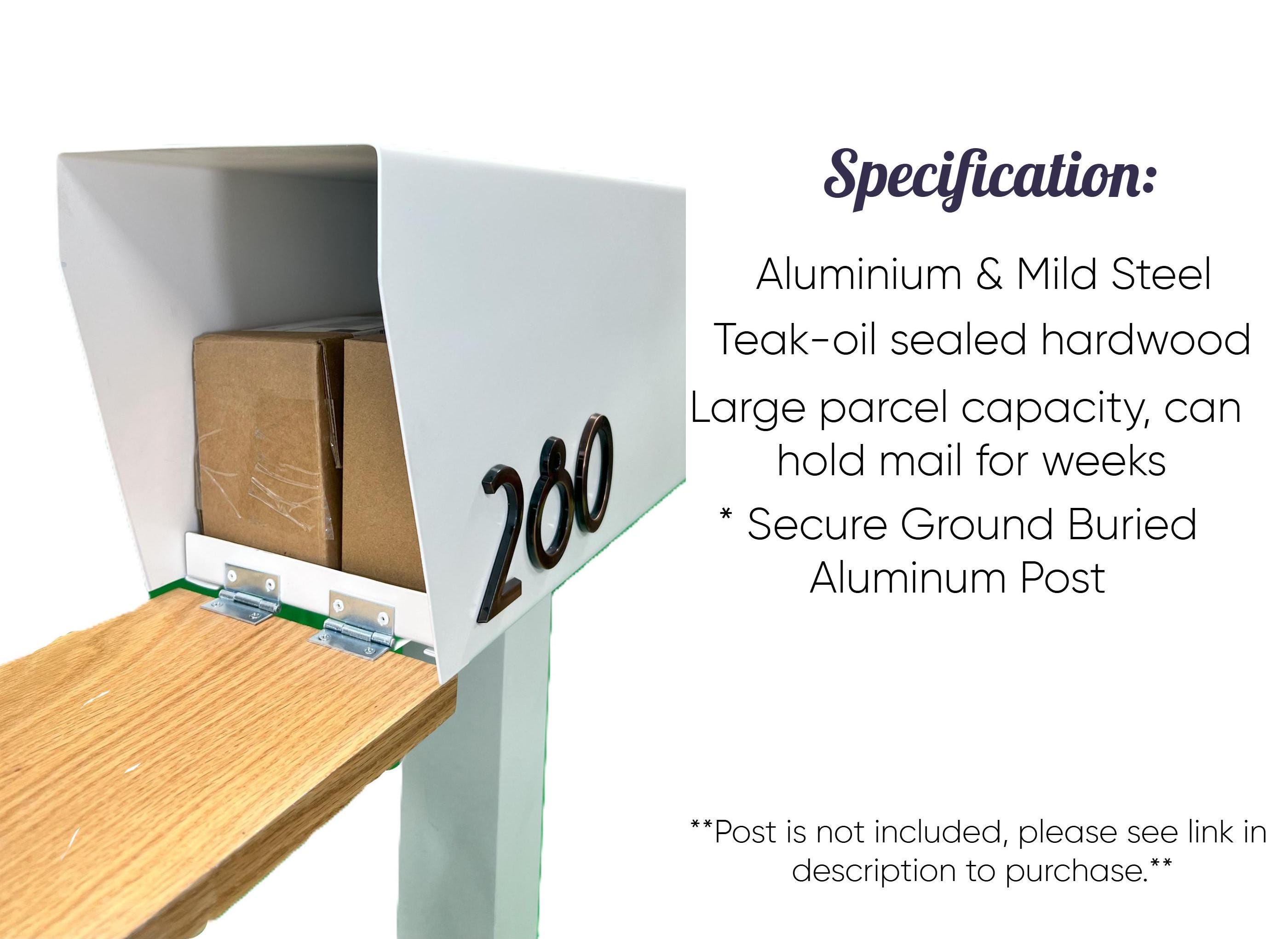 Modern Post Mounted Mailbox - Custom Mailbox - Contemporary - Steel ...