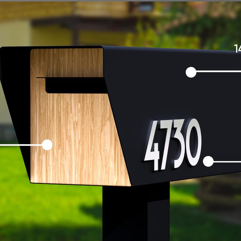 Modern Mailbox - Etsy