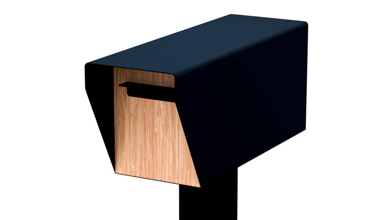 Modern Post Mailbox Post Mount Mailbox, Custom Mailboxes, Contemporary ...