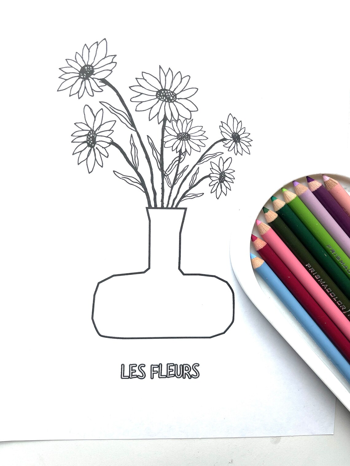 Coloring Page Printable Floral Bouquet Coloring Sheet Flower Printable ...