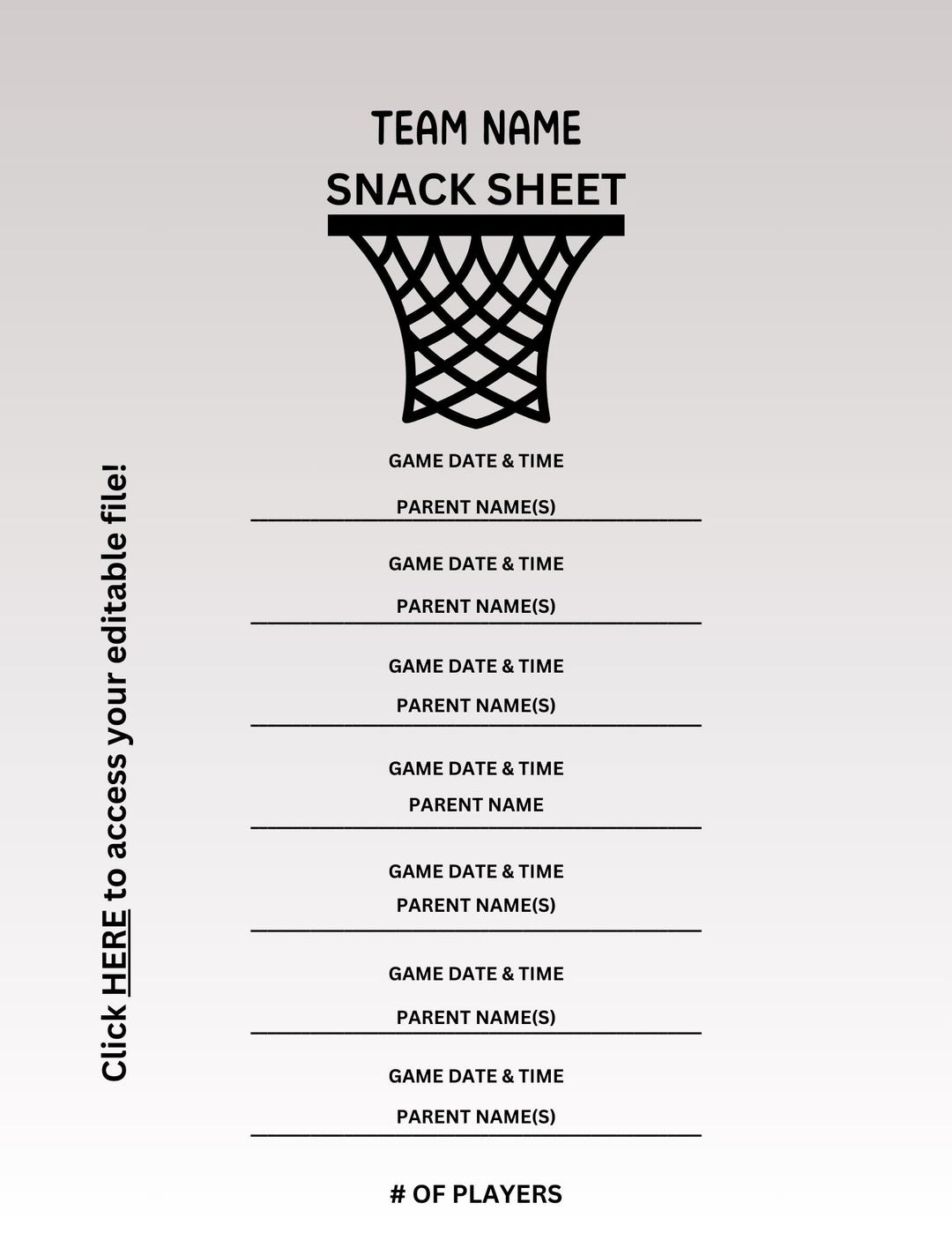 SNACK SHEET - Etsy