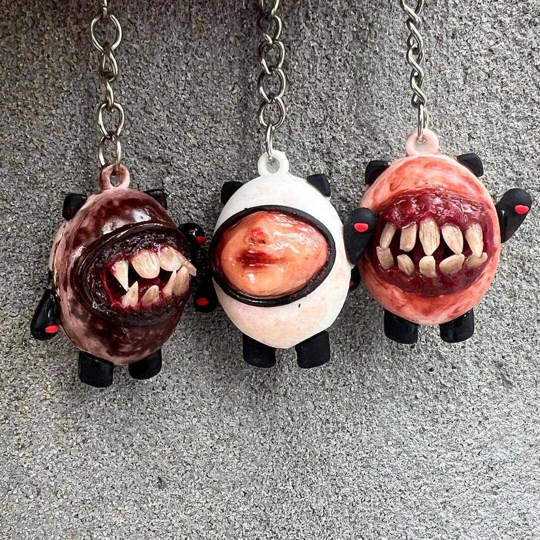 Bloody Weird Panda Keychain - Weird Car Ornament - Horror Bag Ornaments ...