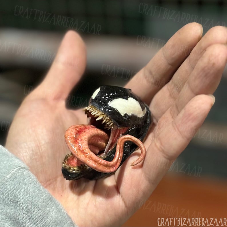 Hand-painted Venom Fridge Magnets: Resin Decorative Items - Etsy