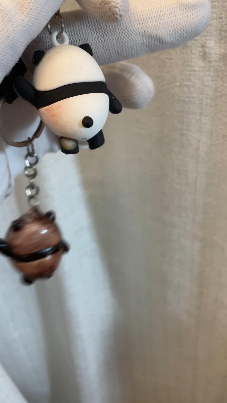 Bloody Weird Panda Keychain Weird Car Ornament Horror Bag Ornaments - Etsy