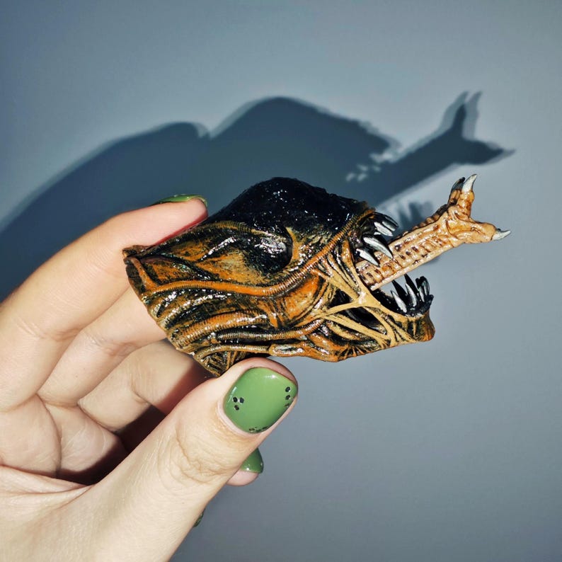 Handmade Predator Fridge Magnets: Alien Movie Decor - Etsy