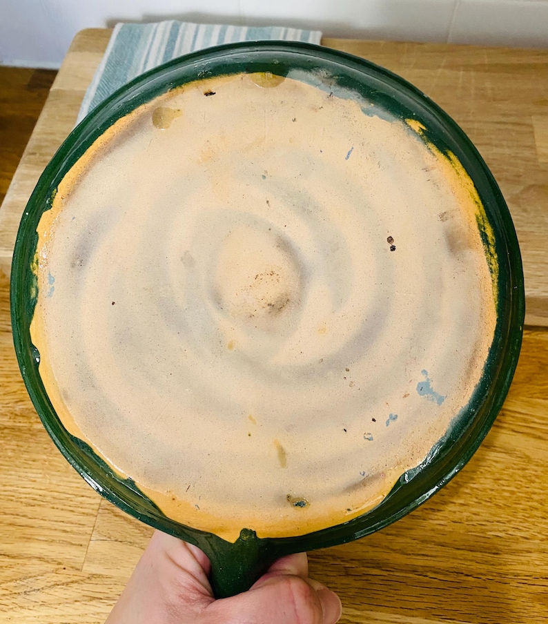 Vintage Alsace France Escargot Handpainted Handmade Pottery Cookware ...