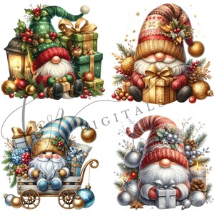 Gnome Png Bundle, Gnome Png, Gnome Clipart, Gnome Clipart Christmas ...