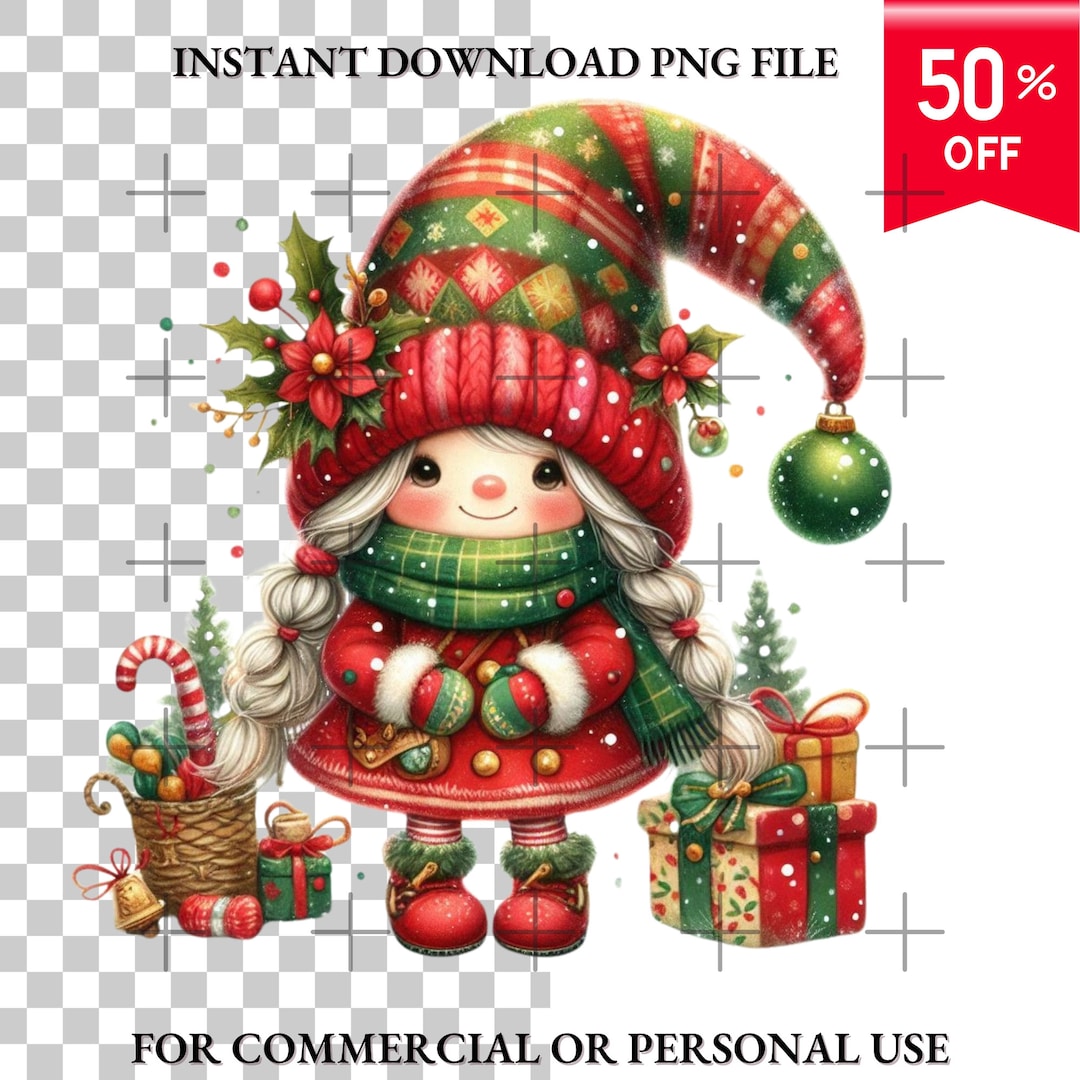 Christmas Girl, Christmas Png Clipart, Christmas Bundle Png, Cute Girl ...