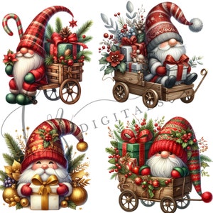 Gnome Png Bundle, Gnome Png, Gnome Clipart, Gnome Clipart Christmas ...