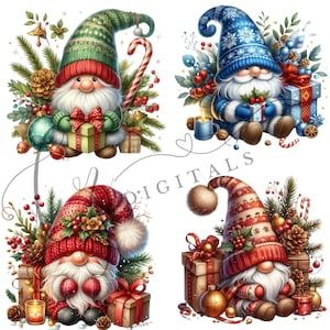 Gnome Png Bundle, Gnome Png, Gnome Clipart, Gnome Clipart Christmas ...