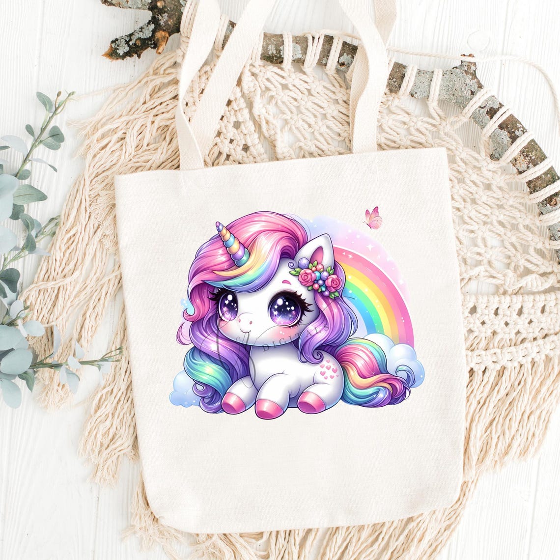 Rainbow Unicorn Clipart, Watercolor Unicorn Clipart, Unicorn Png ...