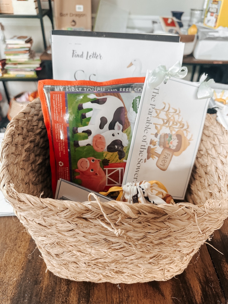 Toddler Morning Basket Bundle Farm Life - Etsy