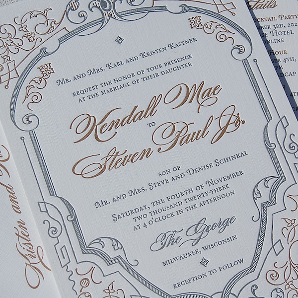 French Invitation - Etsy