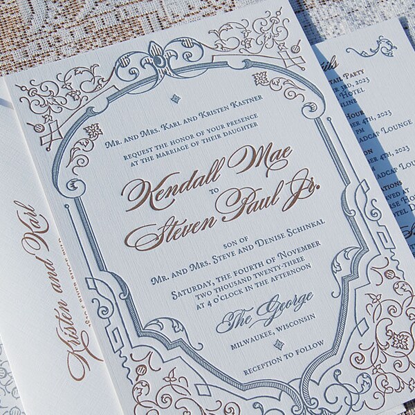 French Invitation - Etsy