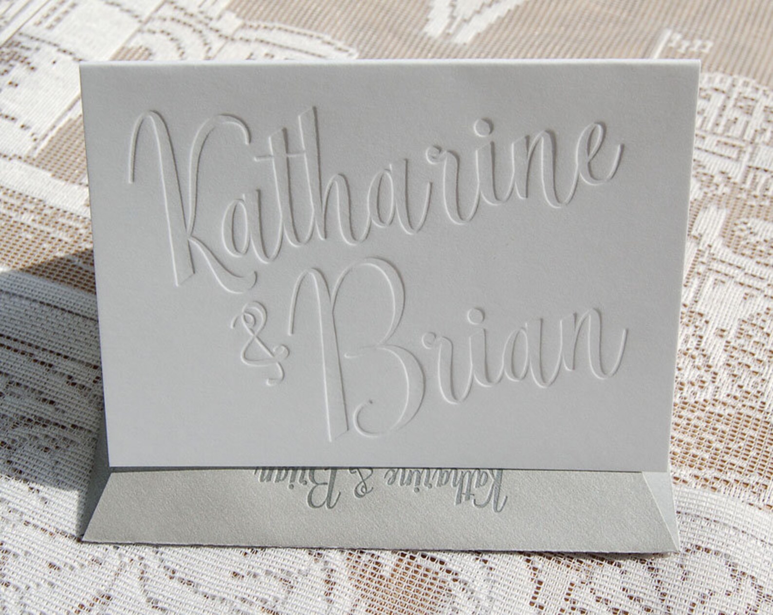 Letterpress Note Cards Sample Note Card Custom Note Card | Etsy