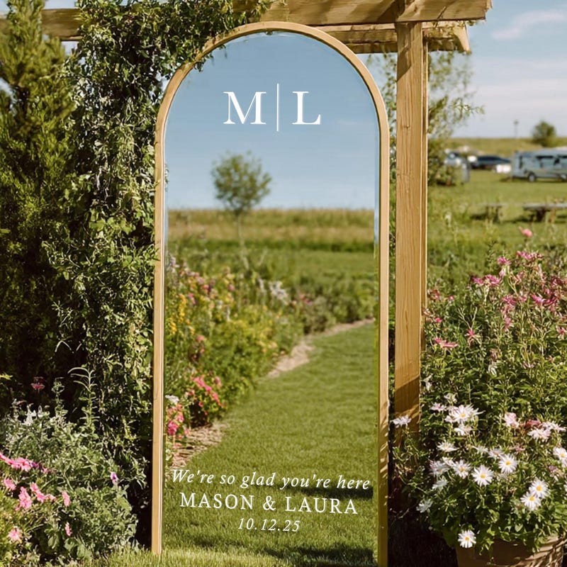 Mirror Decals Weddings - Etsy UK