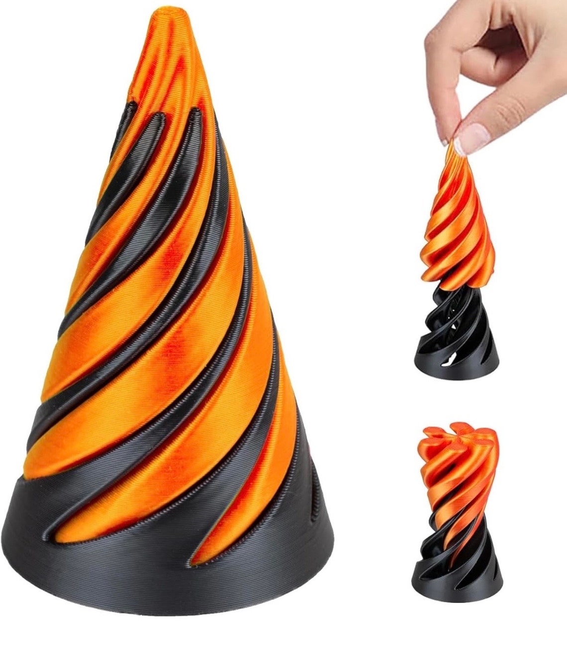 Impossible Cone-spiral Cone 3D Printed Toy-spiral Cone Stress Relief ...