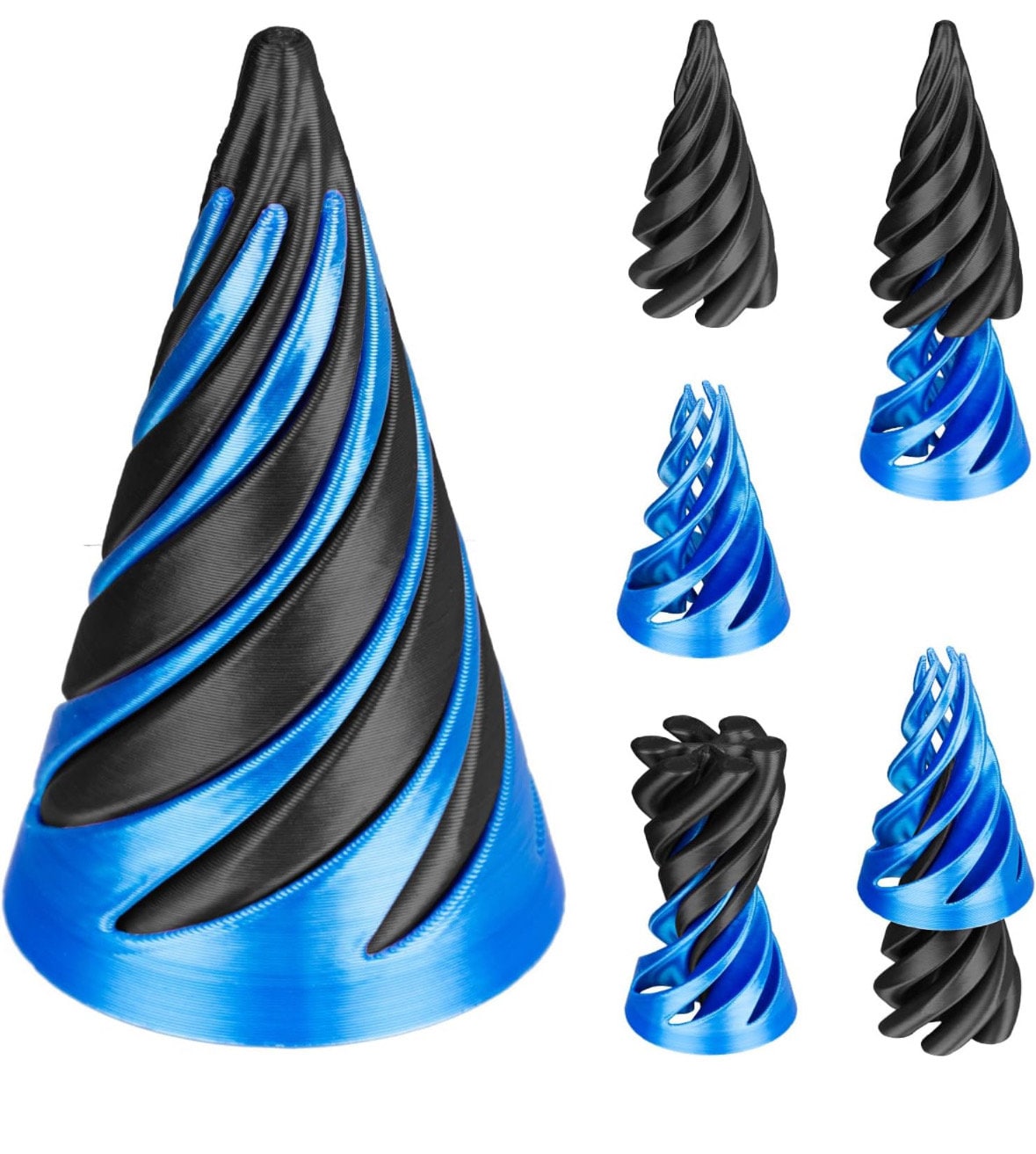 3D Printed Impossible Cone-spiral Fidget Toy-3d Printed Toy-stress and ...